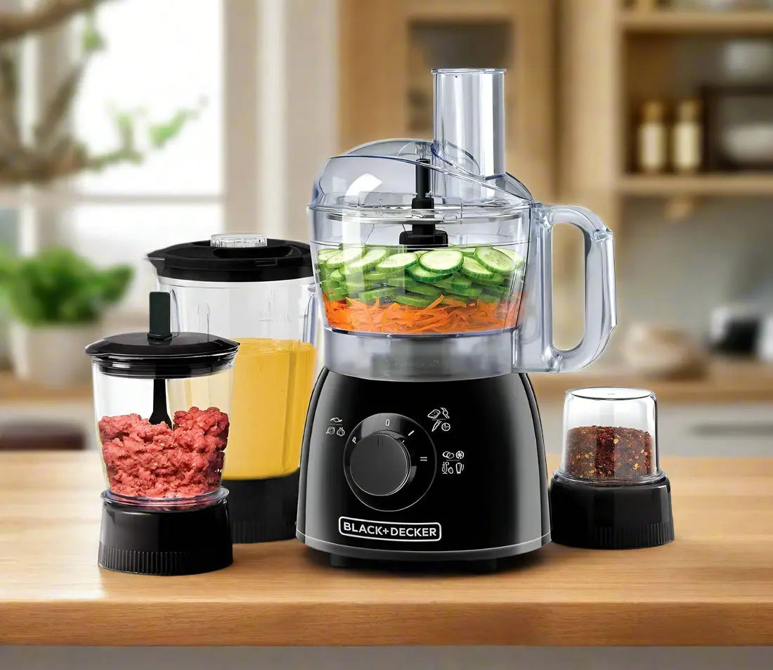 Black Decker Kitchen Robot Deluxe – 400 W Blender + Mincer + Grinder ...
