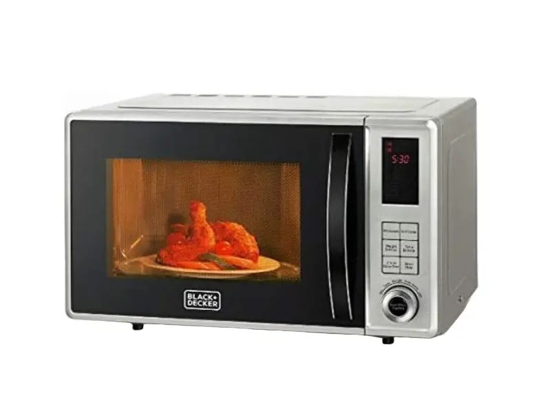 Black & Decker MWO Grill Silver – 23L - Murukali.com