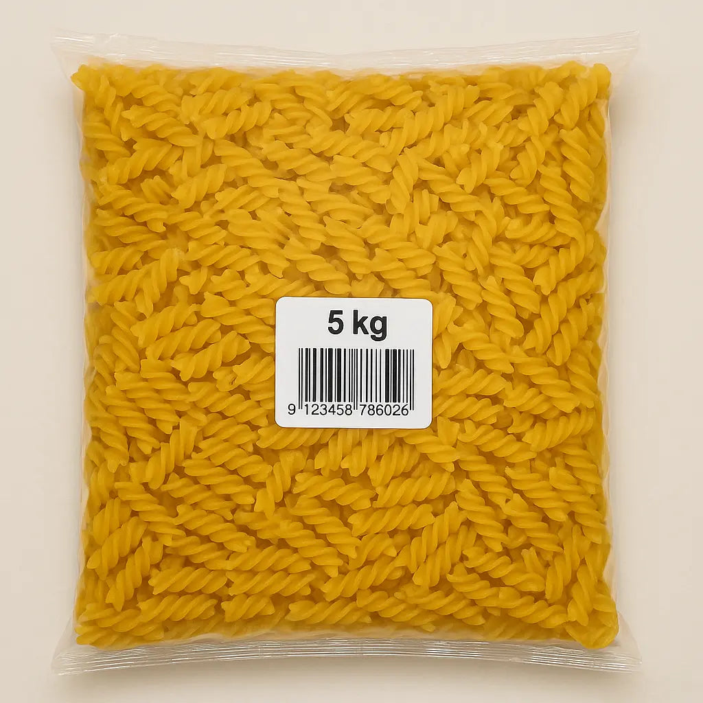 Bulk Fusilli Pasta - Premium Quality Spiral Pasta Bag 5kg - — Murukali.com