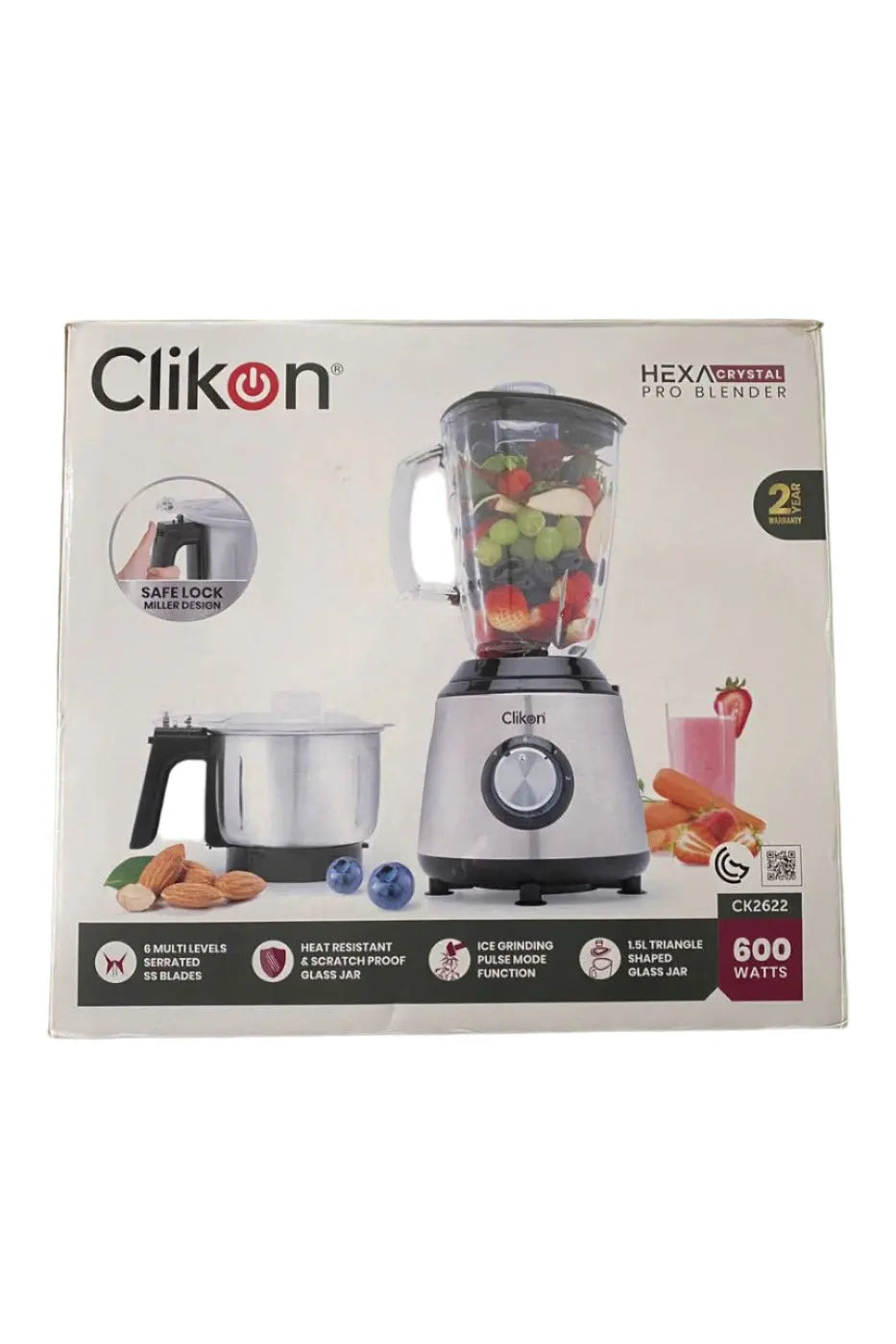 CLIKON HEXA Crystal Pro Blender 600W - Murukali.com