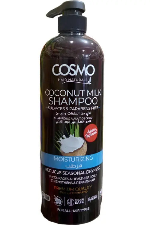COSMO Hair Naturals Coconut Milk Shampoo 1000ml - Murukali.com