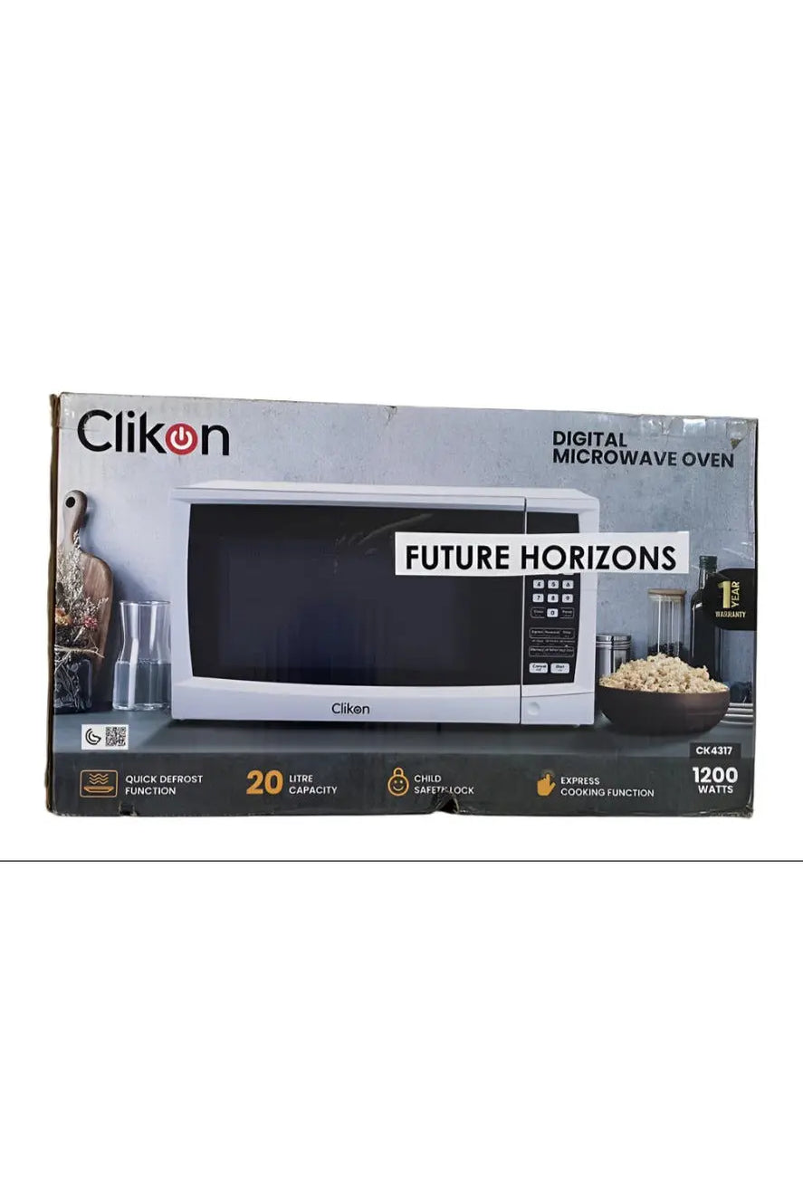 Clikon 1200-Watt Digital Microwave Oven (Model CK4317) - Murukali.com