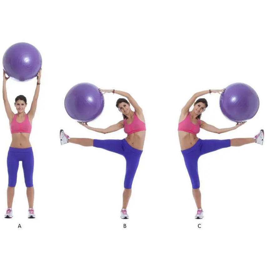 Exercise Ball Side Crunch | Best Price in 2024 at murukali.com ...