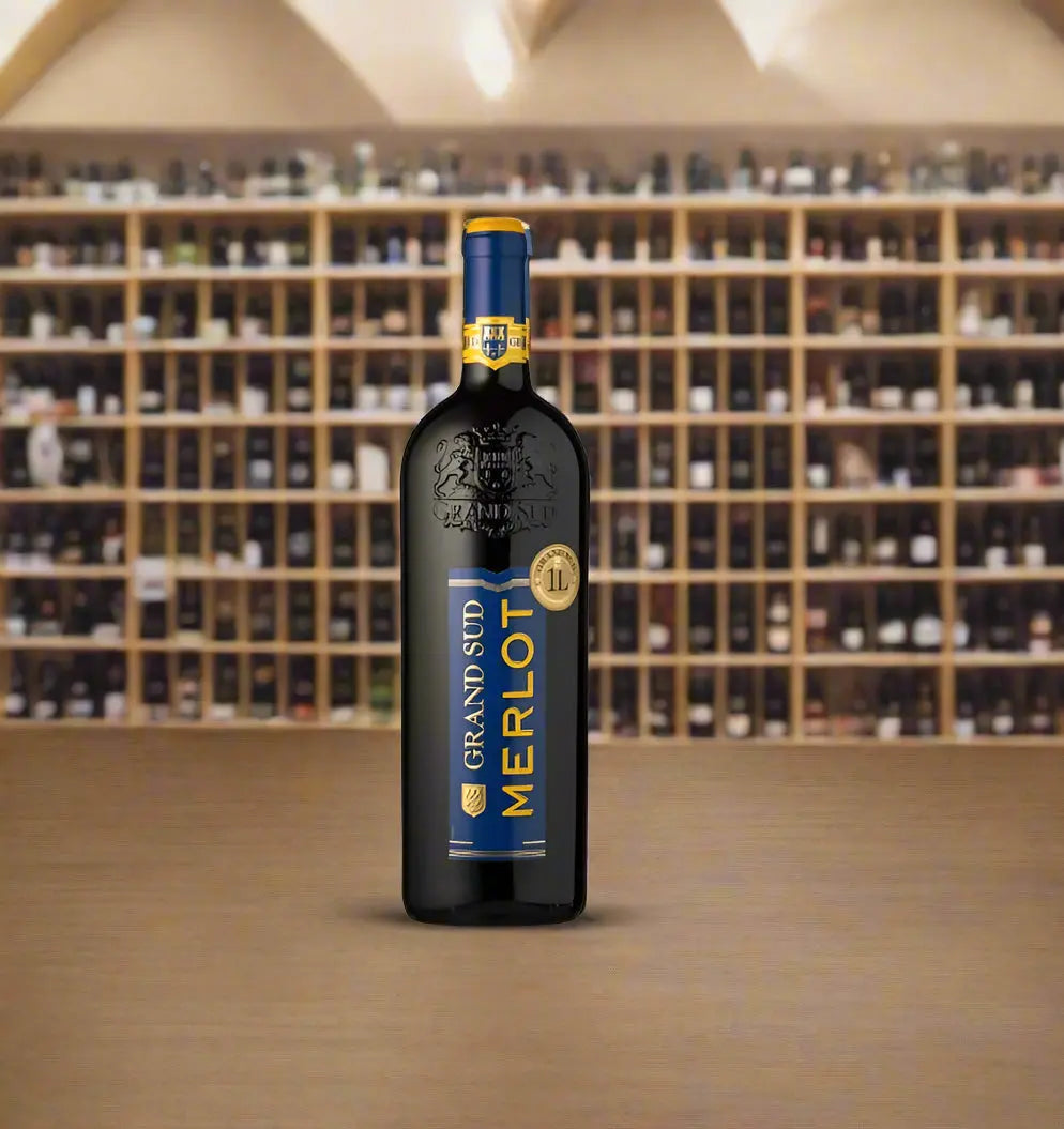 Grand Sud Merlot Dry Red Wine 1L - Murukali.com