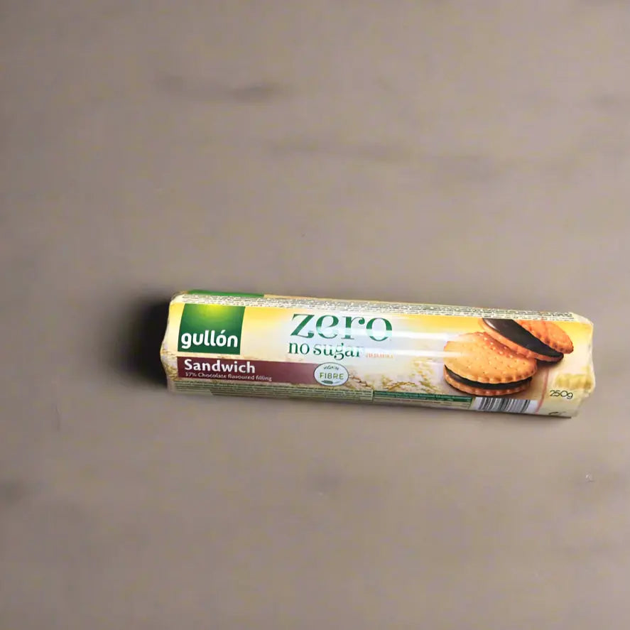 Gullón Zero No Sugar Sandwich 17% chocolate-flavored filling 250g ...