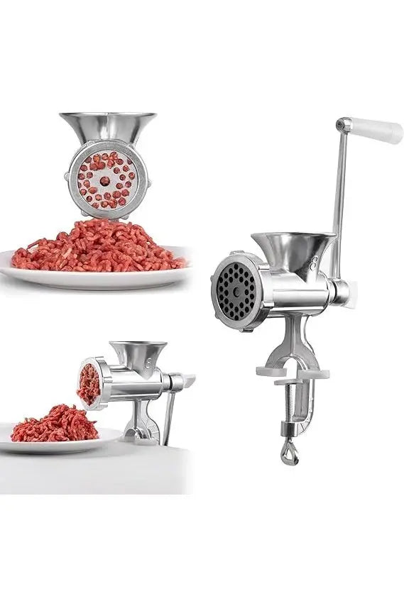 Heavy Duty Meat Mincer Grinder Manual Hand Operated Kitchen ...