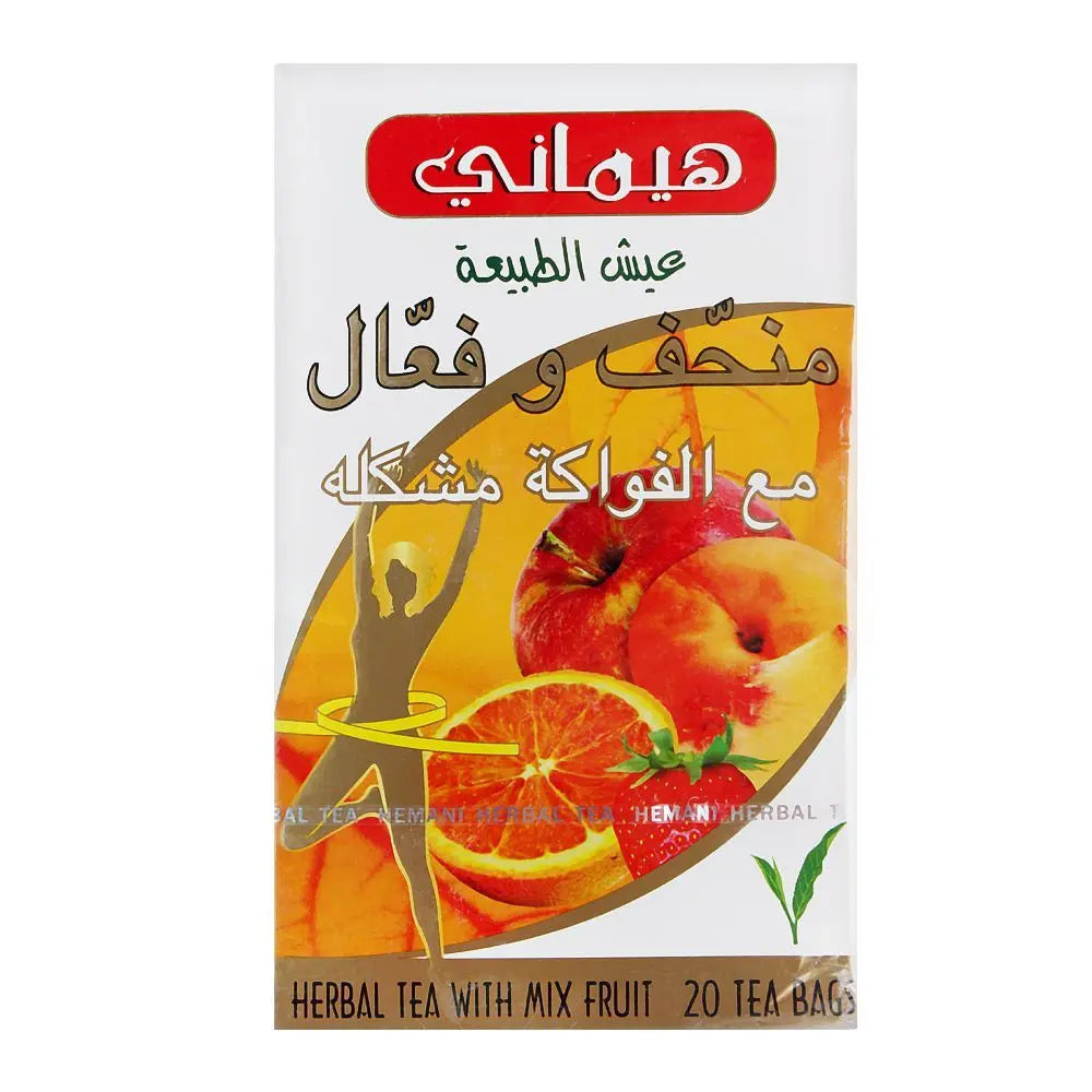 Hemani Herbal Tea with Mixed Fruit - 20 Tea Bags - Murukali.com