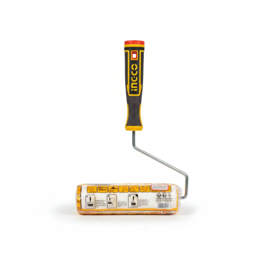 Ingco Paint Roller with Replacement Microfibre Roller Cover ...