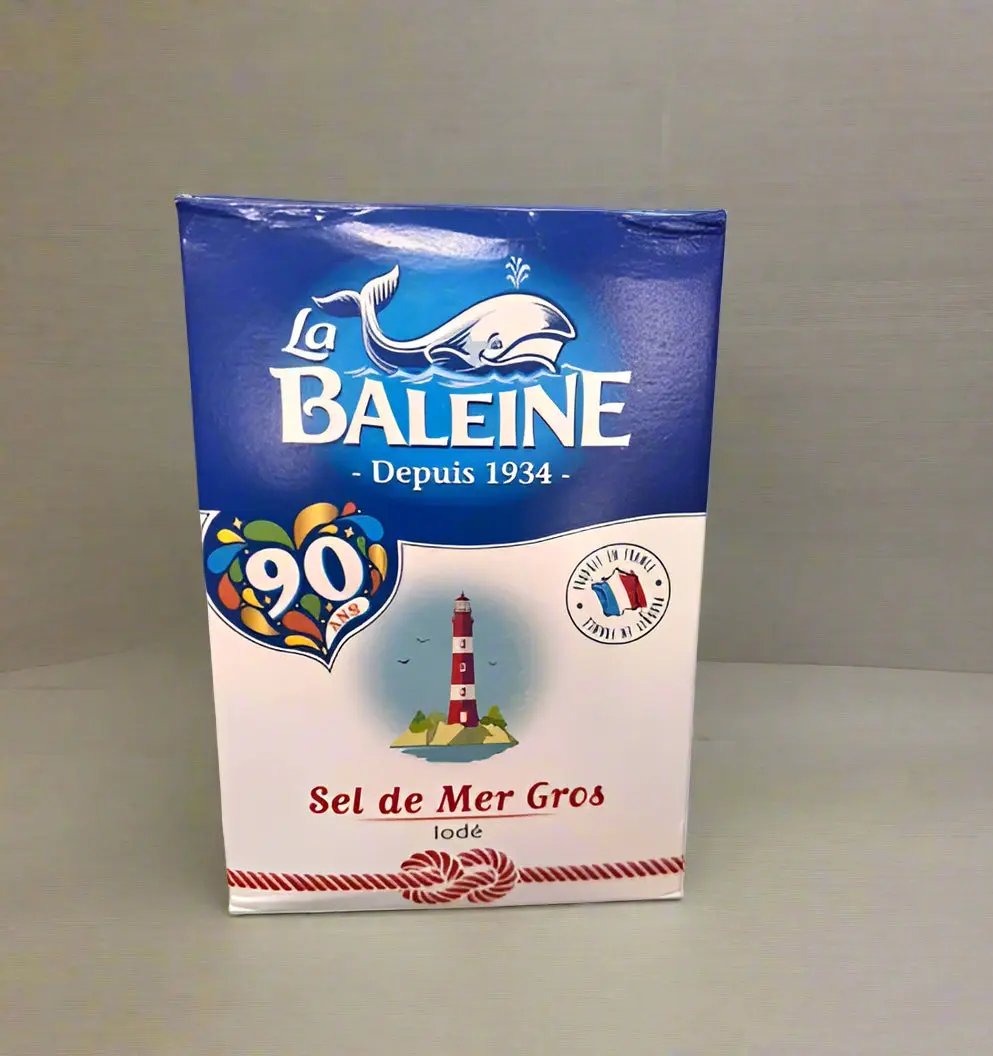 La Baleine Coarse Iodized Sea Salt 1kg - Murukali.com