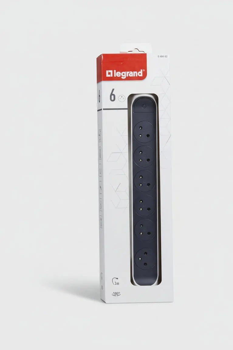 Legrand Multi-Outlet Extension Cord 3 meters 5 outlets - Murukali.com