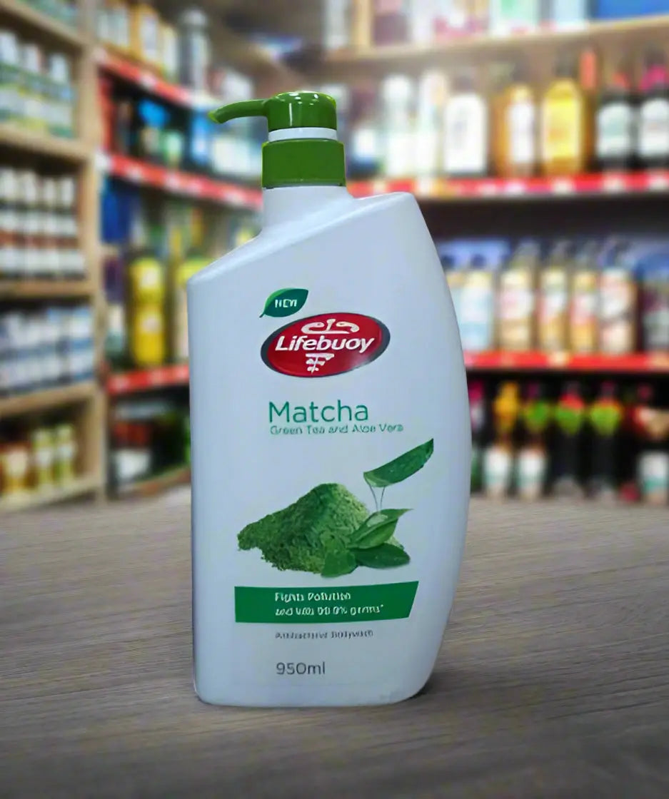 Lifebuoy Matcha Green Tea & Aloe Vera Antibacterial Body Wash 950ml ...