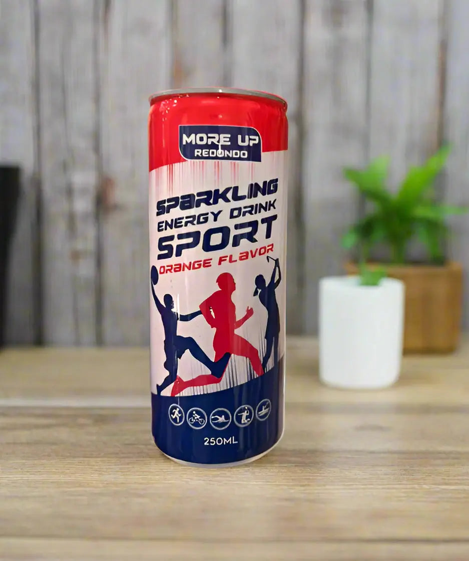 More Up Redondo Sparkling Energy Drink Sport Orange Flavor 250ml ...