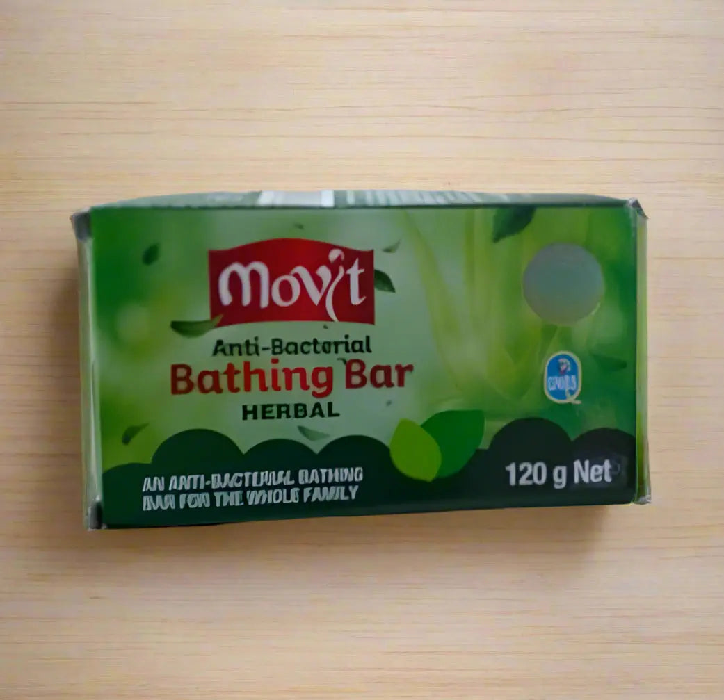 Movit Anti-Bacterial Bathing Bar Herbal Variant Soap 120g - — Murukali.com