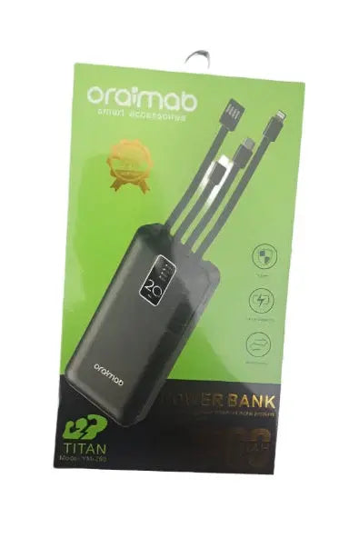 Oraimab Smart Accessories Power Bank - Murukali.com
