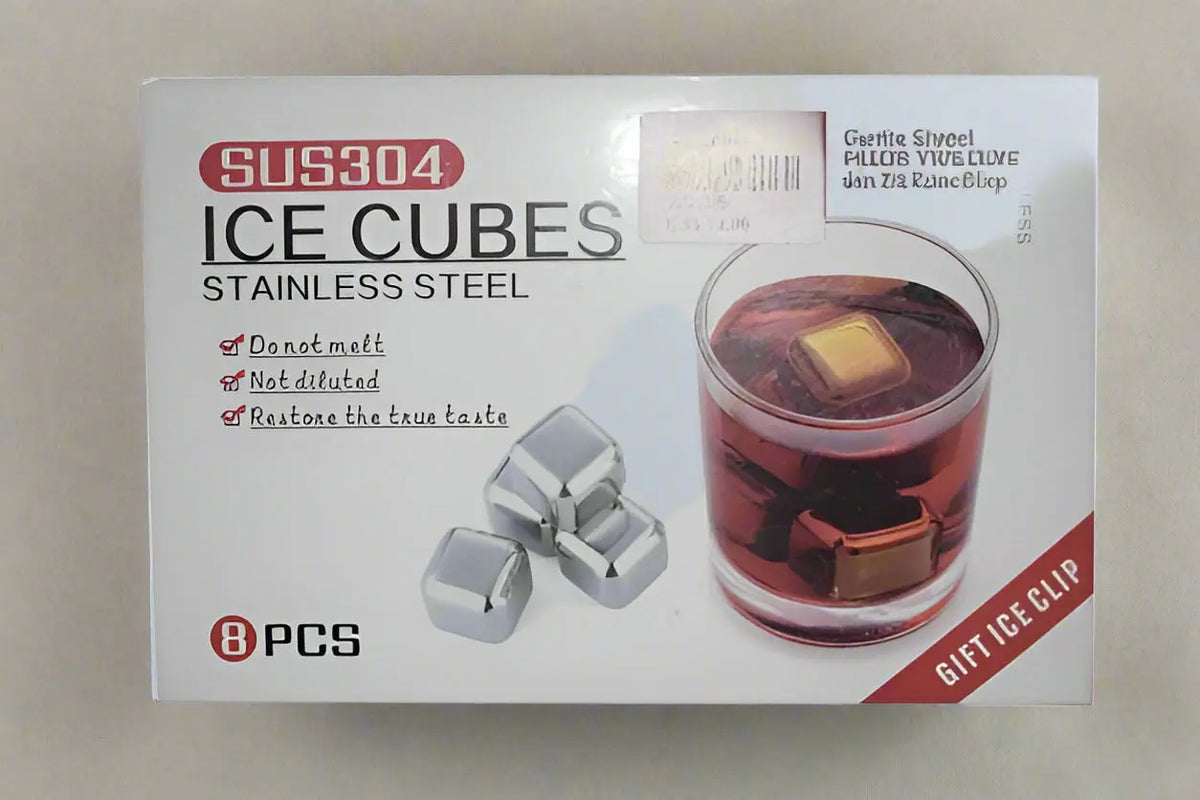 SUS304 Stainless Steel Ice Cubes - Murukali.com