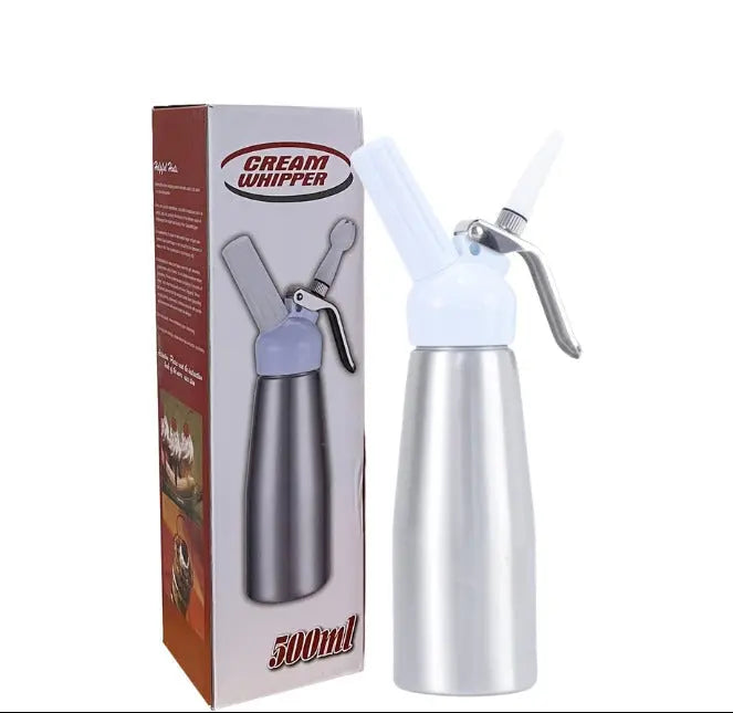 Stainless Steel Cream Whipper 500ml – Whipped Cream Dispenser ...
