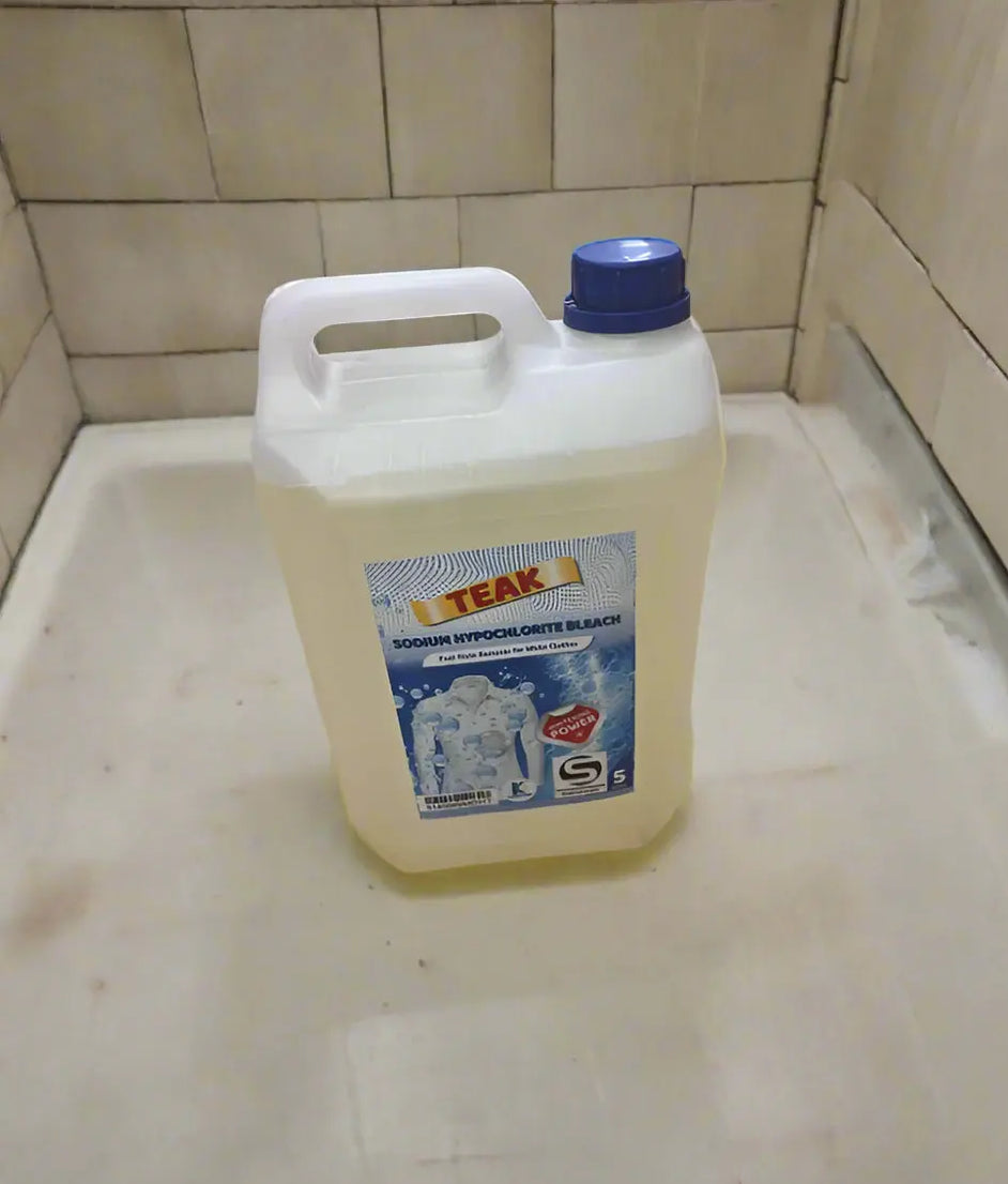 Teak Tile Cleaner Sodium Hypochlorite Bleach 5L - Murukali.com
