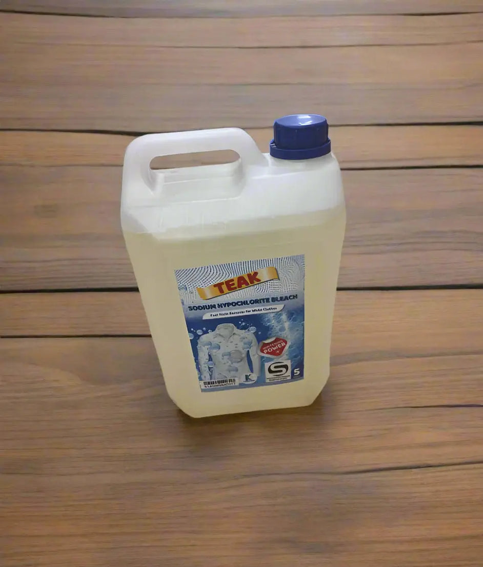 Teak Tile Cleaner Sodium Hypochlorite Bleach 5L - Murukali.com