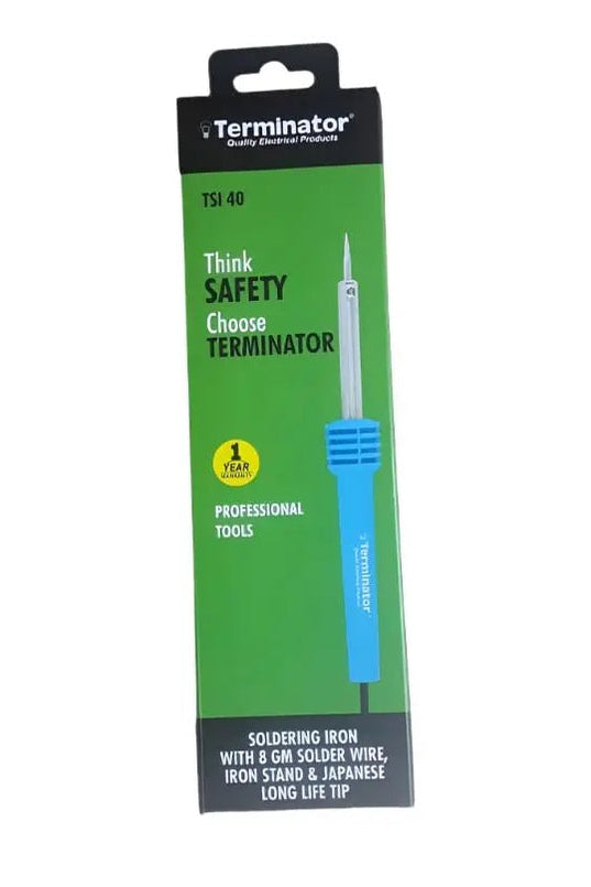 Terminator Soldering Iron With 8 Gm Solder Wire - Murukali.com