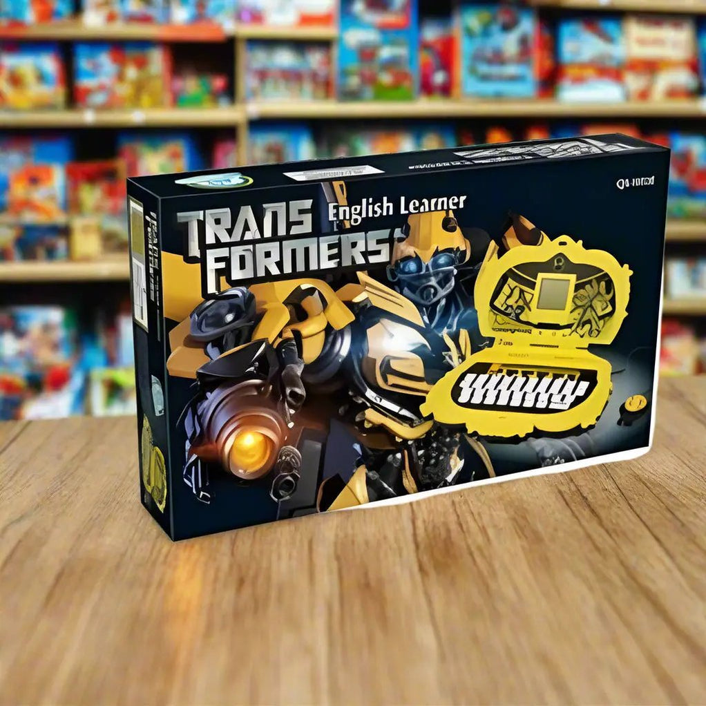 Transformers English Learner Laptop Toy – Bumblebee Design for Kids ...