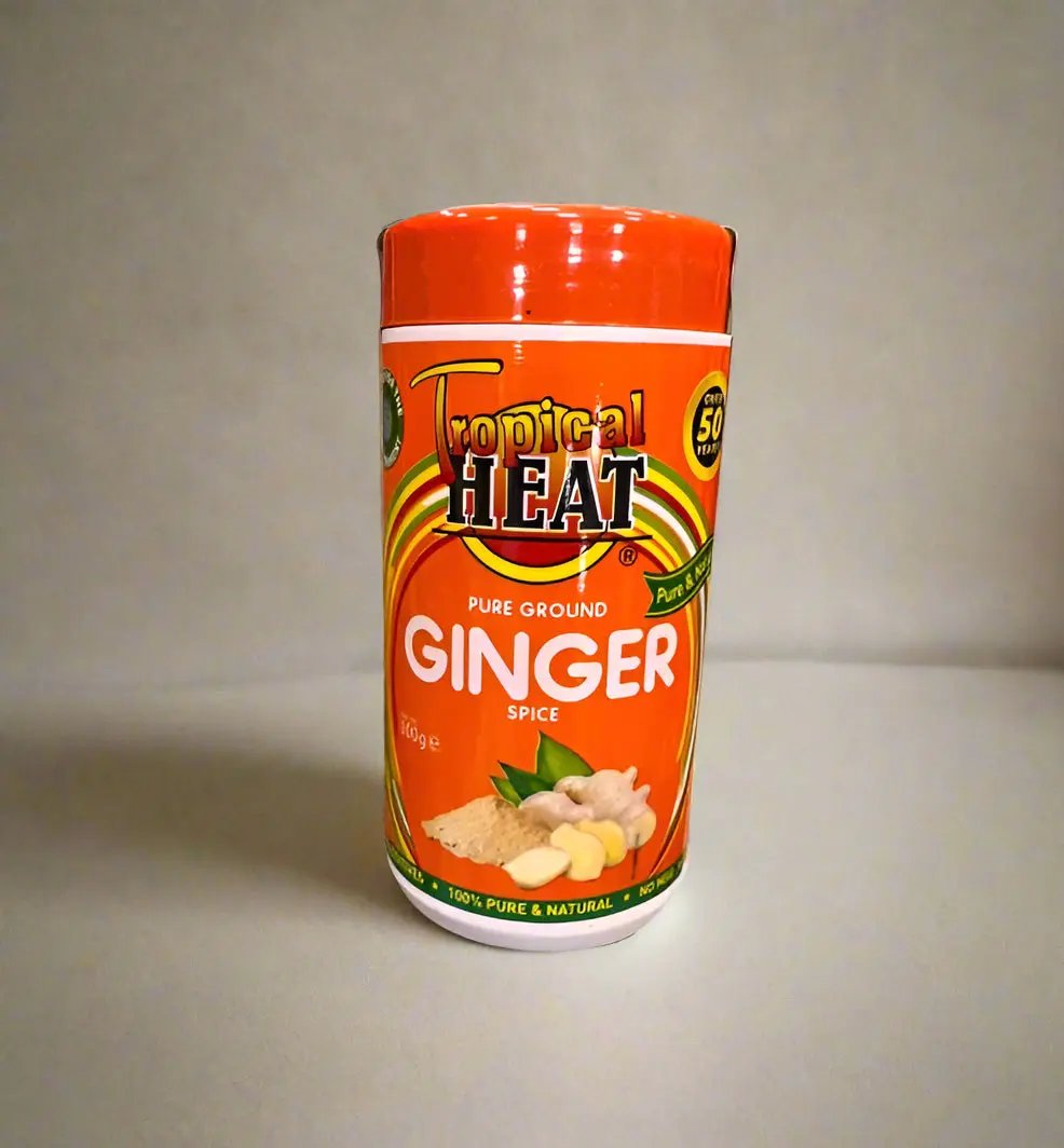 Tropical Heat Pure Ground Ginger Spice 100g - Murukali.com