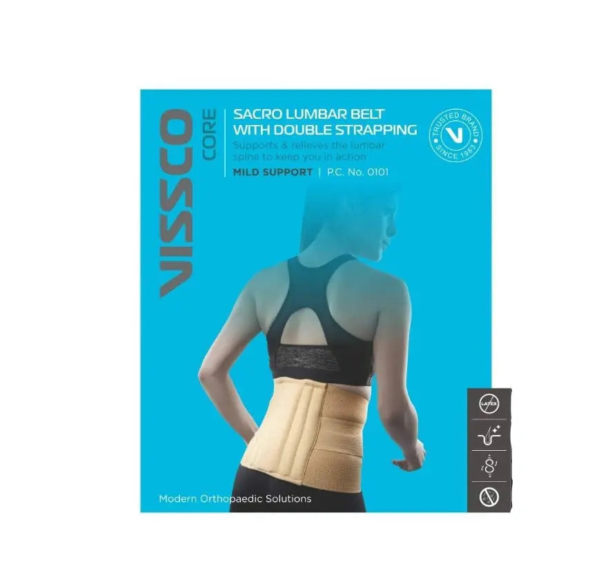 Vissco Core Sacro Lumbar Belt with Double Strapping - Murukali.com