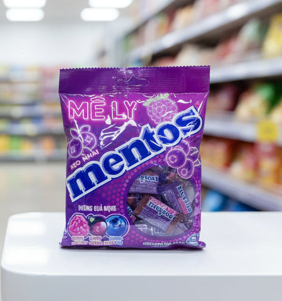 Mentos Melly Berry Flavoured Chewy Candy 94.5g — Murukali.com