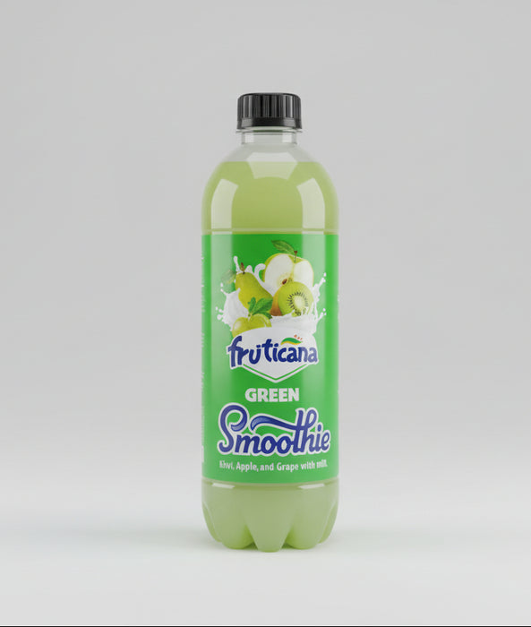 Fruticana Green Smoothie with Milk – Kiwi, Apple & Grape Refresh 500ml ...
