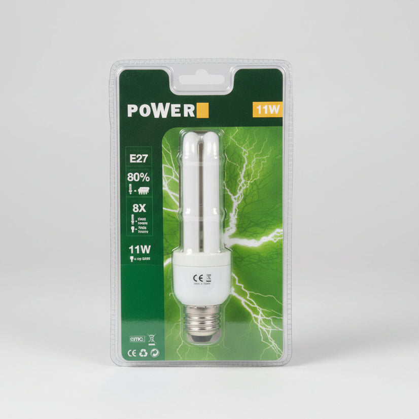 Power 11W E27 Compact Fluorescent Light (CFL) Bulb — Murukali.com