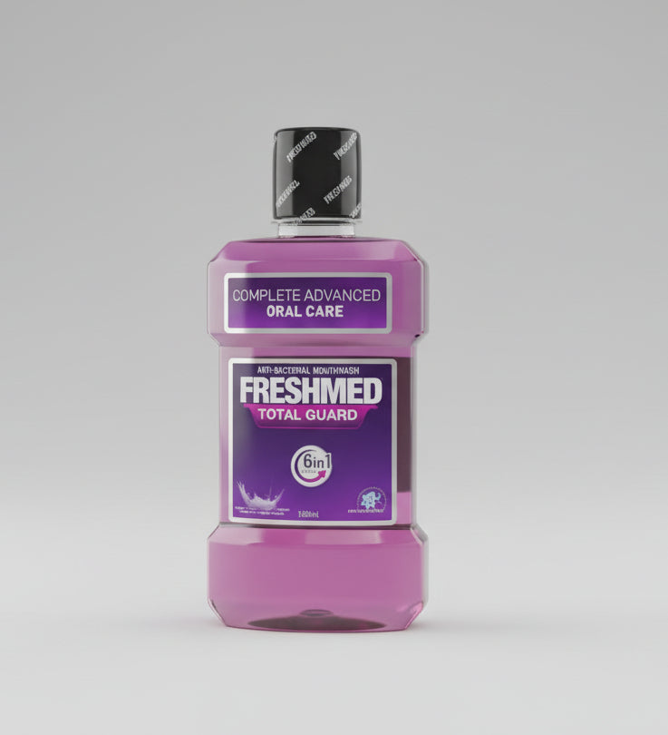 Freshmed Total Guard Anti-Bacterial Mouthwash – Advanced Oral Care 500 ...
