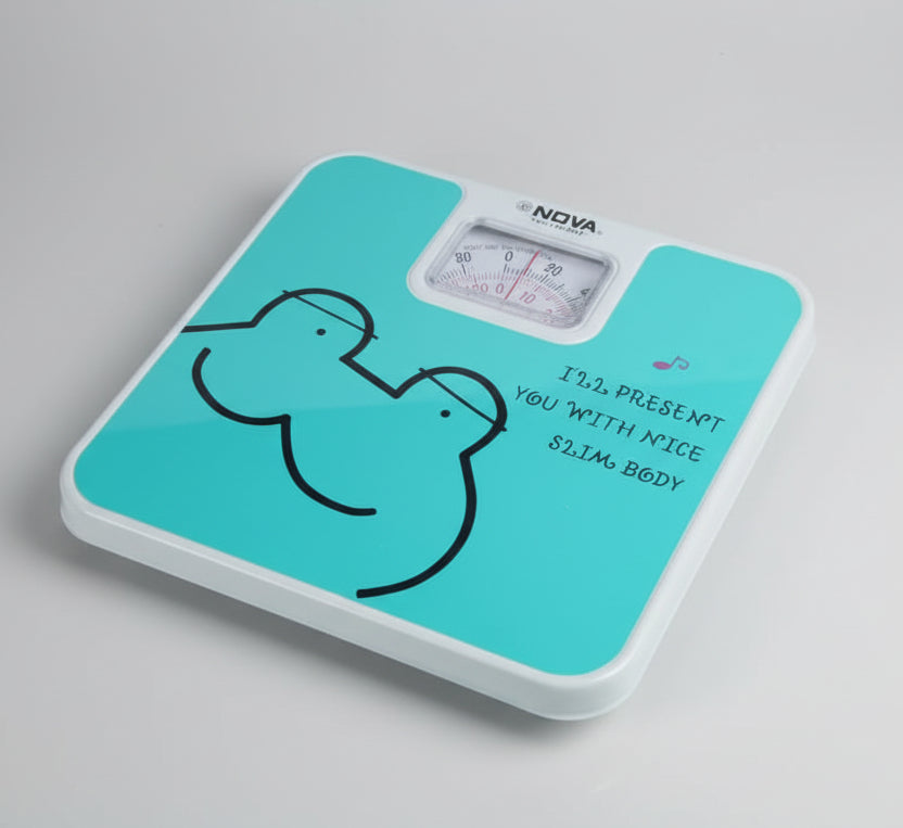 Nova Mechanical Personal Scale – Analog Bathroom Scale — Murukali.com