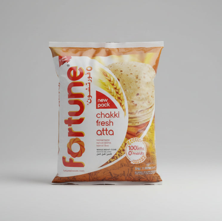 Fortune Chakki Fresh Atta Whole Wheat Flour 5kg — Murukali.com
