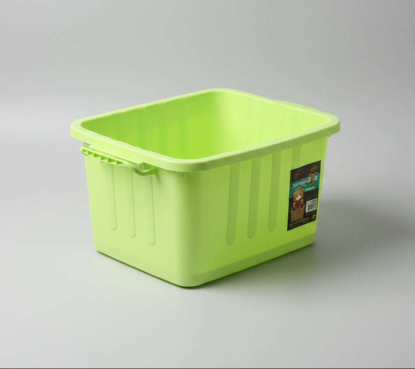 Lockweiler Plastic Werke GmbH Basic Line Lime Green Plastic Storage Bo ...