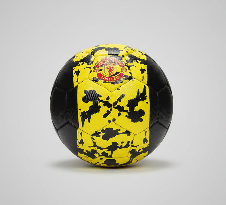 Manchester United Yellow Splash Size 5 Football — Murukali.com