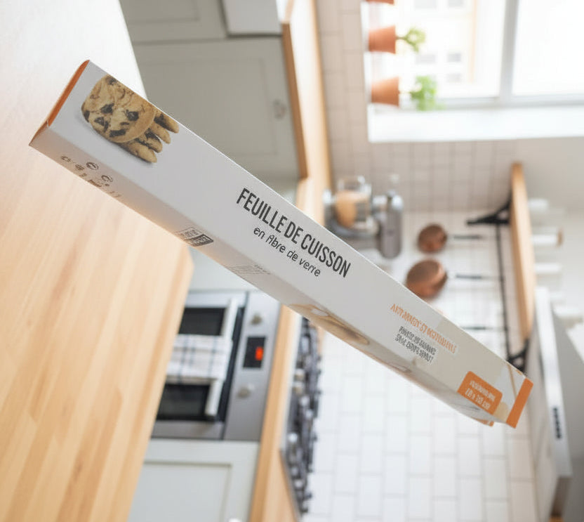 Auchan Fiberglass Non-Stick Reusable Baking Paper – 40 x 50 cm ...