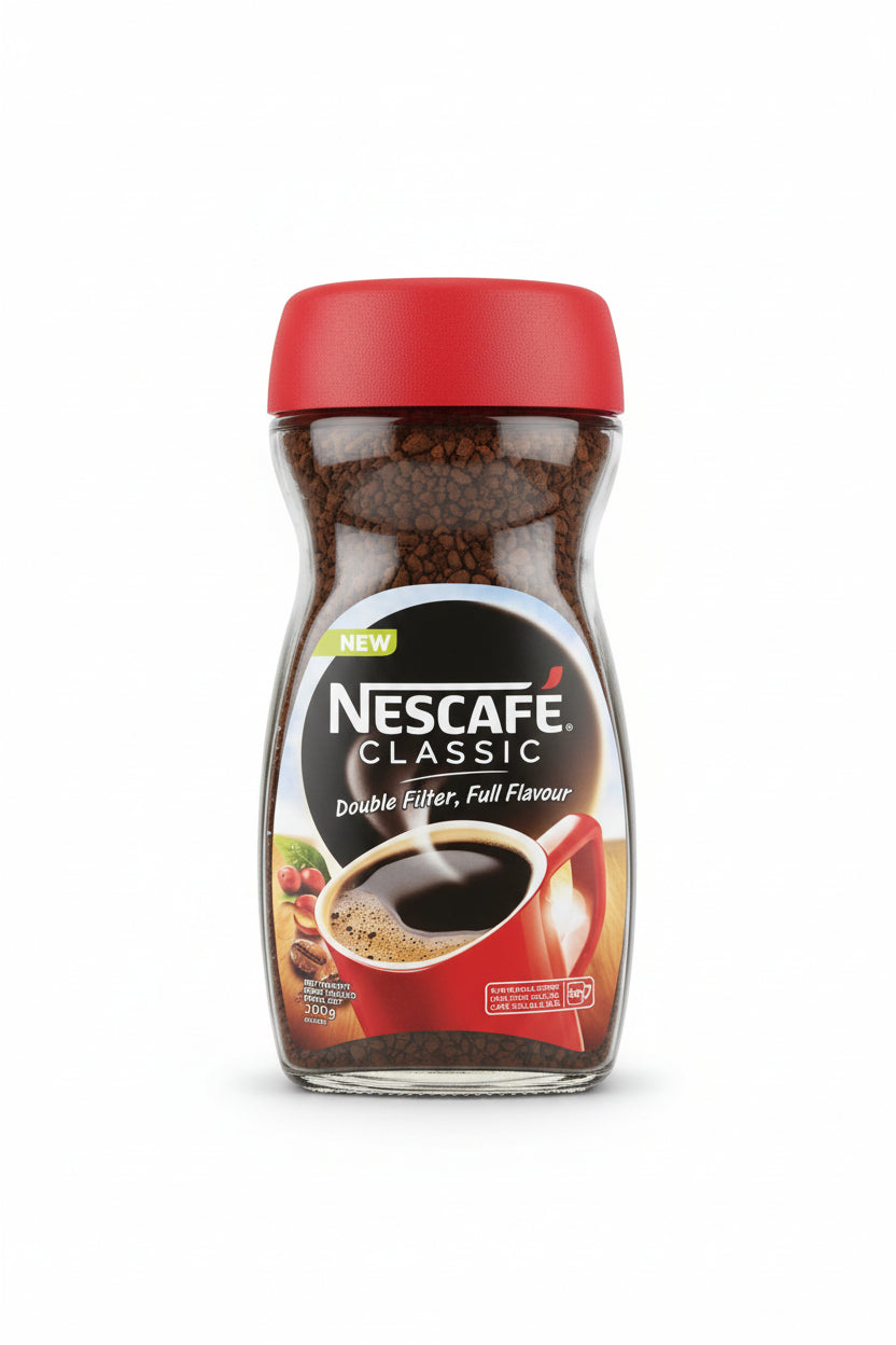 Nescafé Classic Instant Coffee – New Double Filter Full Flavour 200g ...