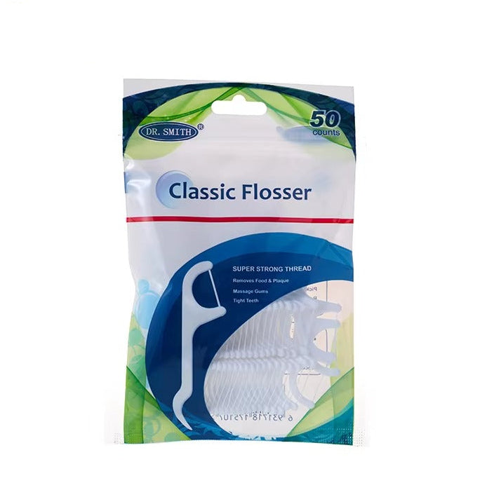 Dr. Smith Classic Flossers – 50 Count — Murukali.com
