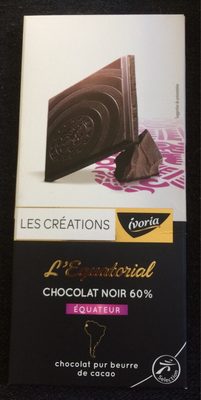L'equatorial Chocolat noir 60% - Les Creations Ivoria 100g — murukali.com