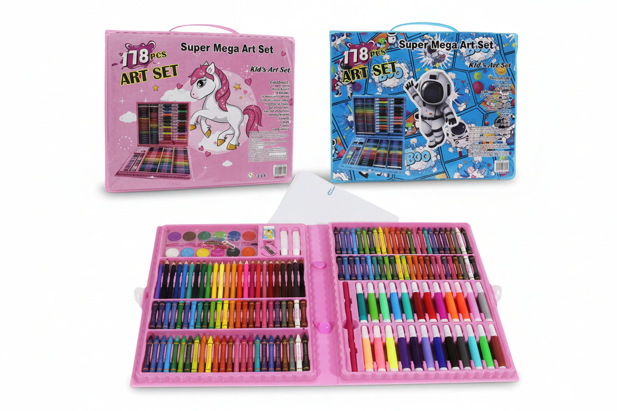 Super Mega Kid's Art Set 178pcs — Murukali.com